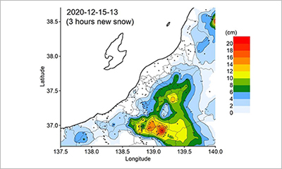 Release of Quasi-Real-Time Snow Depth Map: National/Regional Versions ...